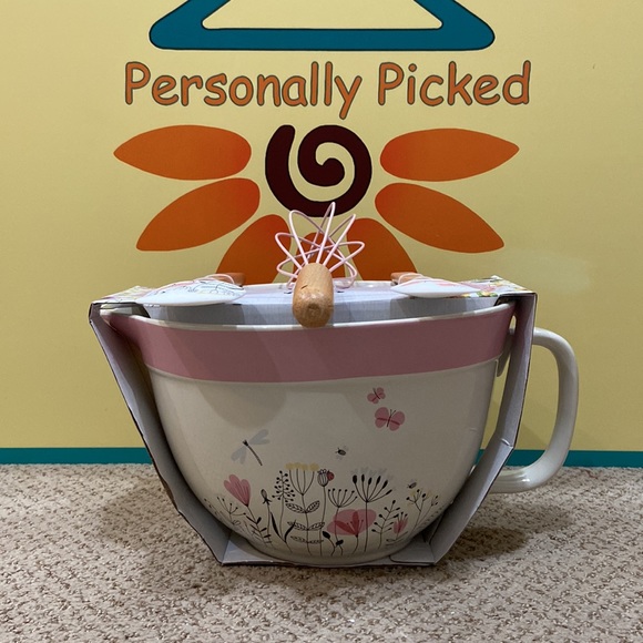 The Bakeshop | Kitchen | The Bakeshop Floral Batter Bowl Baking ...